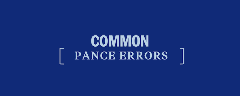 Common PANCE Errors - Kaplan Test Prep