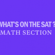 SAT Math Topics: What to Know - Kaplan Test Prep