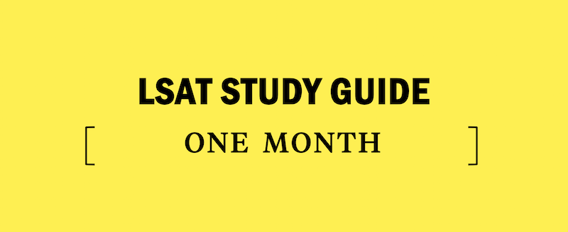 LSAT 1-Month Study Guide - Kaplan Test Prep